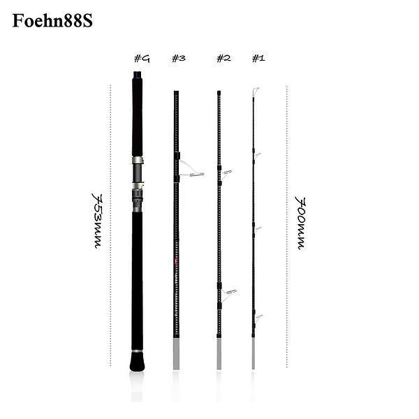 お取り寄せ商品になります。Length：8.8ftClosed length：753mmRod weight：295gLine ：PE#4 - #8Lure：40 - 110g (Max150g)?軽量なプラグからヒラマサで使われる平均的な...