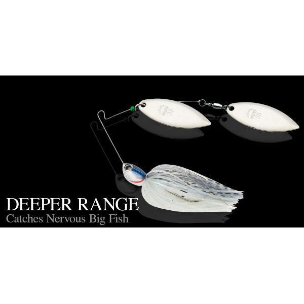 3/4oz速いテンポでの強いスピナーベイティングを前提にラインアップされている「クリスタルS」シリーズに、メジャーレイクの警戒心を高めたビッグバスを捕らえるために、やや強さを抑えた「ディーパーレンジ」が登場。一般的にスピナーベイトの強さを抑...