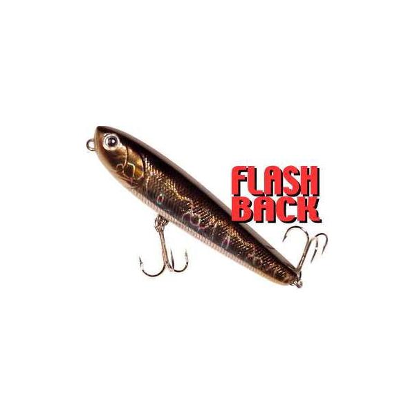 ■タイプ　シンキング■全長　83mm■重量　12.4gFLASHBACKはそのボディー形状とシンキングタイプであることから優れた遠投性能を備え、 広範囲の表層域をハイテンポからスローテンポで探ることを得意とします。その比重は水面 と水面直下...
