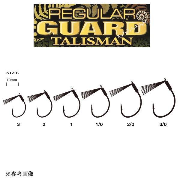 フッキングパフォーマンス重視型ガード4lb以上のラインを使用したパワースピニングタックルやベイトタックルで、比較的ライトなカバー周りでの使用を前提としたガード付マス鈎。フックはワッキーフックとして高い評価を得るタリズマンをベースに、ガードを...