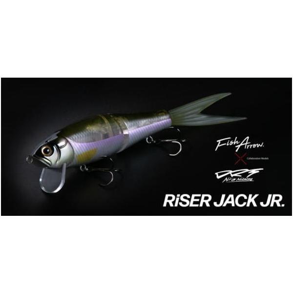 fisharrow RiSER JACK JR ライザーザックjr■全長　190mm■重量　44gDRTカスタムチューンにより全てをアップデート“マッチ ザ ベイト”にこだわる「Jr.」誕生！オリジナルの「早巻きアクション」と「ライズアップ...