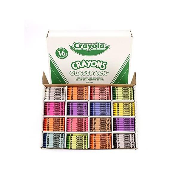 Make sure this fits by entering your model number.Crayola Classpack crayons: features 800 Crayola crayons in 16 assorted...