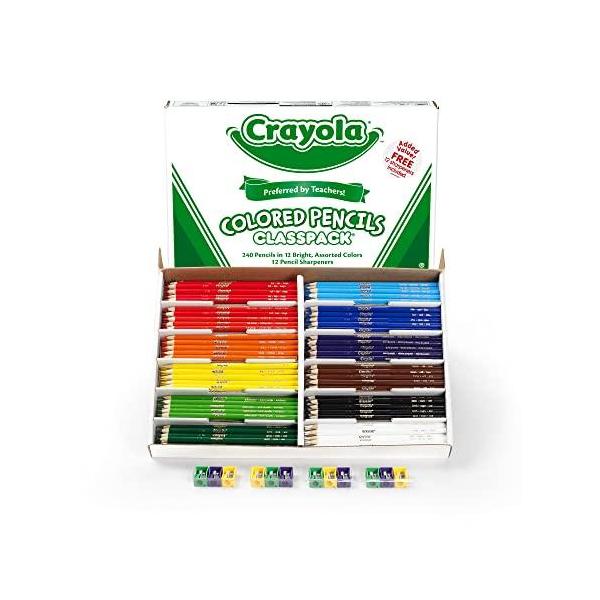 Make sure this fits by entering your model number.CLASSROOM SET: This Crayola Classpack features 240 colored pencils in ...
