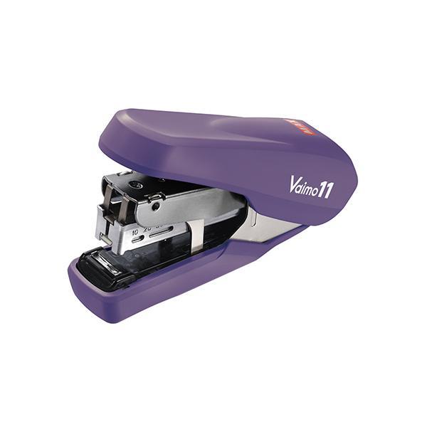 【40枚とじ】Vaimo11シリーズ。バイモ フラーメ1度に100本の針装てんが可能。先曲げフラットクリンチ針1,000本(No.11-1M 1箱)付