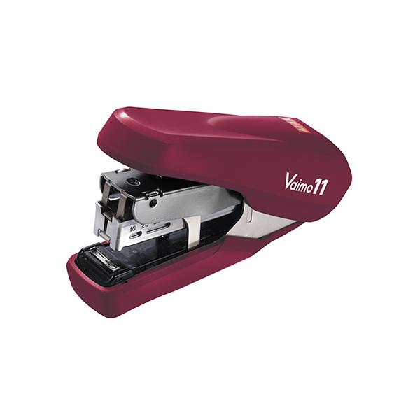 【40枚とじ】Vaimo11シリーズ。バイモ フラーメ1度に100本の針装てんが可能。先曲げフラットクリンチ針1,000本(No.11-1M 1箱)付