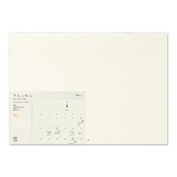 内容:カレンダー見開き12ページ(2026年1月〜12月／月曜始まり)サイズ:パッケージサイズ/H297×W427×D4mm本体サイズ〔使用時〕/H594×W420×D4mm重量:約295g素材:表紙/「MD用紙」特厚口本文/「MD用紙」厚...