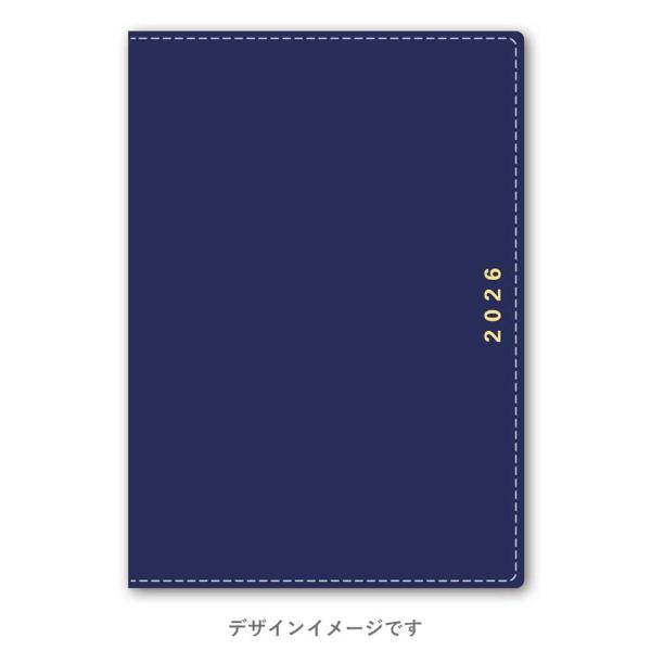【発売日：2026年02月06日】[NOLTY] 2026年4月始まり キャレルB6バーチカル2 (ネイビー)サイズ: B6版 188×133mmNOLTYの2026年4月始まりの手帳です。
