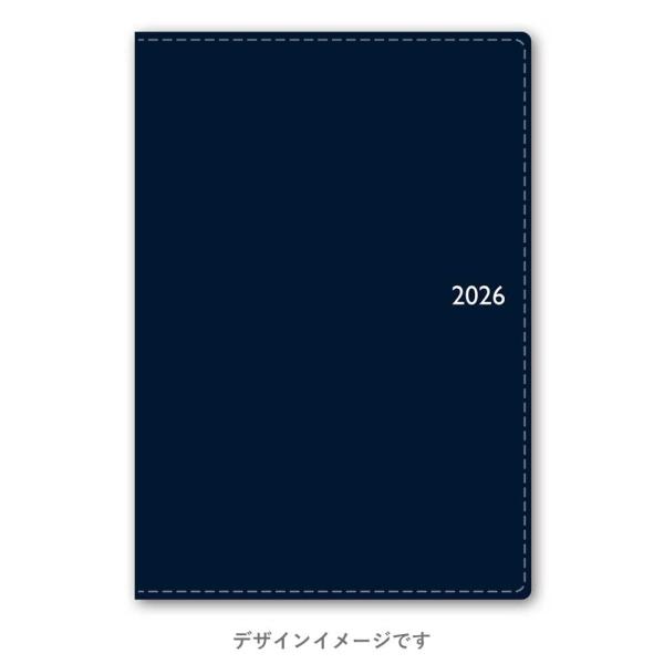 【発売日：2026年02月06日】[NOLTY] 2026年4月始まり スコラベーシック (ネイビー)サイズ: B6版 189×132mmNOLTYの2026年4月始まりの手帳です。