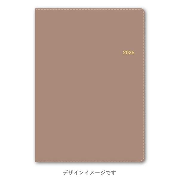 【発売日：2026年02月06日】[NOLTY] 2026年4月始まり エクリA5メモ (グレージュ)サイズ: A5版 216×154mmNOLTYの2026年4月始まりの手帳です。