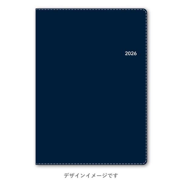 【発売日：2026年02月06日】[NOLTY] 2026年4月始まり エクリA5-2 (ネイビー)サイズ: A5版 216×154mmNOLTYの2026年4月始まりの手帳です。