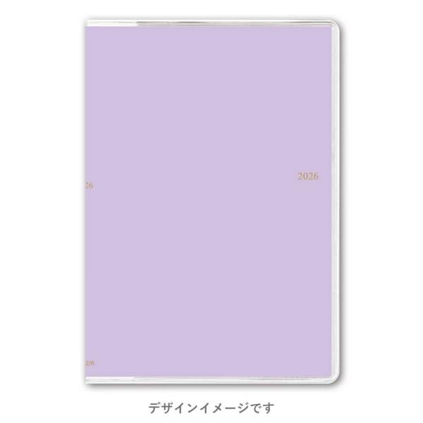 【発売日：2026年02月06日】[PAGEM] 2026年4月始まり ペイジェムウィークリーA5-iバーチカル月曜 (ラベンダ―)サイズ: A5版 217×154mmPAGEMの2026年4月始まりの手帳です。
