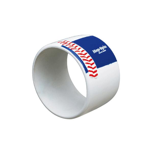 【正しいボールのにぎり方で、コントロール・スピードUPのトレーニングができるグッズ】伸びのあるホップしたボールを投げる！ピッチングトレーニングリング。スナップをしっかりかけて前に押し出す様にスローイングします。うまく投げられればホップしたボ...