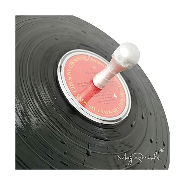 商品名：MayRecords 新しい LPレコード レーベルカバーセット アクリル防水レコード クリーニング用 ラベルプロテクター商品仕様・パッケージ内容:アルミハンドル、アクリル板、シリカゲルリング×4、シリカゲルマット×4・レコードレー...