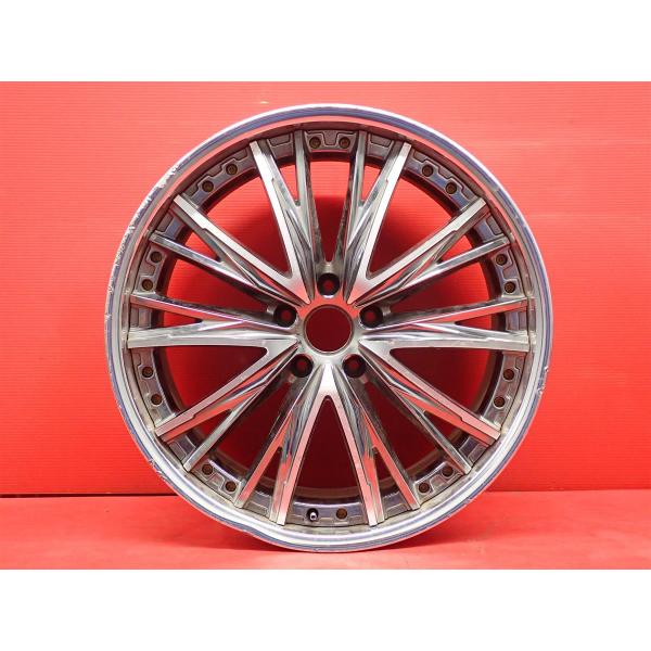 ▲?大きなリム曲がり有、裏リム割れ部分溶接修理有、全体的にキズが目立ちます。その為、リペア・レストアのベース(土台)としてもオススメの一品です。尚、特別画像が必要と判断した部分は詳細画像を掲載しております。商品画像または現品にてご確認下さいませ。