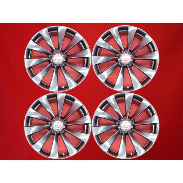 リペア全塗装品です。4枚センターキャップ少々シミありますが、車に装着すると、ほぼ目立たずキレイな一品です！