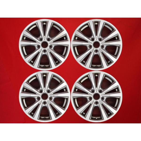 ※取付にはVW純正ボルトを使用して下さい。※センターキャップ付属していません。お持ちのVW純正品を併用して下さい。▲?中古品の為キズやダスト汚れ等がありますが、使用上問題ありません。尚、特別画像が必要と判断した部分は詳細画像を掲載しておりま...