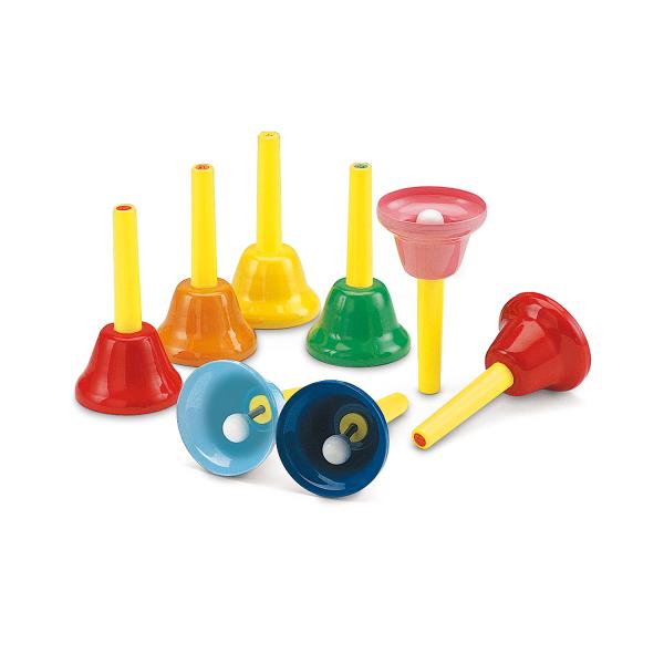 ベルハーモニー・ハンドタイプ全音域2オクターブの中心になる、1オクターブ幹音のみの8音セットです。1オクターブ幹音＝ド・レ・ミ・ファ・ソ・ラ・シ・ド◆概要hand小型で軽量なため、小さな子も無理なく演奏できる優しいミュージックベルです。ベル...