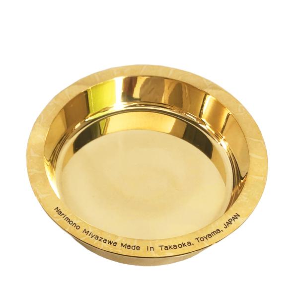 商品内容鉦を鹿の角製のバチでたたく、「当り鉦」（あたりがね）です。お囃子には欠かすことの出来ない楽器です。篠笛立平の新ブランド『鳴物宮澤』深さ約3.1cm口の直径14.4cm重さ:約950g注意事項※撞木（しゅもく）、房は別売りです。