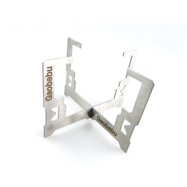 GaobabuアルコールバーナーやGaobabu固形燃料ツールはもちろんのこと、下記のバーナーやストーブにも使用できるマルチなゴトクです。・トランギア☆アルコールバーナー・エスビット(Esbit)☆アルコールバーナー ※solo stove...