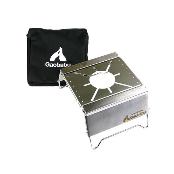 シングルバーナーの五徳に合わせて、5段階の高さを調整できるマルチなスタンドです。ガス以外にもアルコールバーナーや固形燃料トレーもOK。遮熱プレートで使用できるシングルバーナーも多様です。通常のキャンプだけでなく、自宅のお庭でも手軽にアウトド...