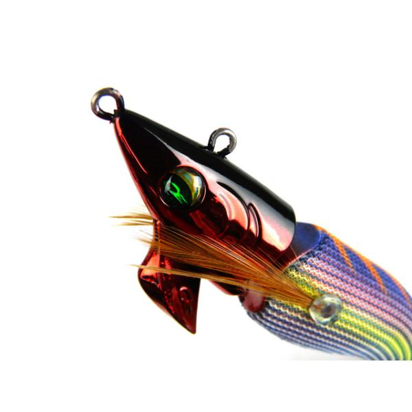 エギ×縦ジョイント。動き・音・すべてがアモラス。今までにない革新的なエギの提案。縦ジョイント構造によりアクション時に艶めかしく滑らかなドルフィンアクションを発生。2つのアイポジションで異なるアクションを演出。ノーズラインアイにスナップを装着...