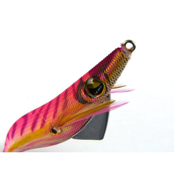 ボディ一体の新形状、低比重の錫シンカー採用！低比重素材、錫を採用し、遠投可能な重量をもたせながらも、フォールスピードを大幅に抑えることが可能に。流体抵抗の少ないデザインによるキャスタビリティの向上と、着水から着底まで安定したフォール姿勢、海...