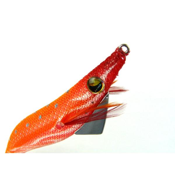 ボディ一体の新形状、低比重の錫シンカー採用！低比重素材、錫を採用し、遠投可能な重量をもたせながらも、フォールスピードを大幅に抑えることが可能に。流体抵抗の少ないデザインによるキャスタビリティの向上と、着水から着底まで安定したフォール姿勢、海...