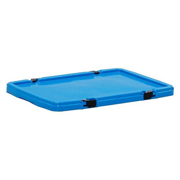 ●PT-18DL SETST B10●材質：ポリプロピレン●フタ外寸：605×416×35mm●自重：705g●カラー：ブルー