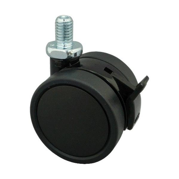 ●品名：TUS50-B●車輪直径：Φ50mm●取付方式：ボルトタイプ●ストッパーあり●耐荷重(daN)：60●車輪径(D)：50mm●取付高(H)：58mm●ネジ径(B)：U5/16　U3/8　U1/2×20山　M8　M10　 M12×P1...