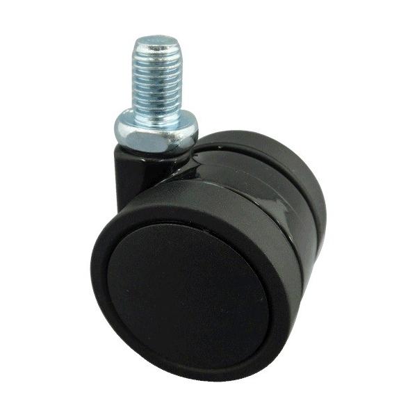 ●品名：TU40-B●車輪直径：Φ40mm●取付方式：ボルトタイプ●ストッパーなし●耐荷重（daN）：40●車輪径(D)：40mm●取付高(H)：47mm●車輪幅(W)：41.5mm●ネジ径：U5/16　U3/8　M8　M10●平径(S)：...