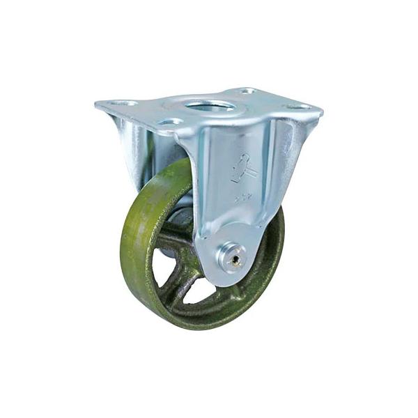 離島都度見積 個人宅配送・代引き不可●品種品番：420SR●ゴム一体車輪 樹脂ブッシュ入り●車輪径(D)：100mm●取付高(H)：132mm●取付座(A×B)：110×78mm●取付寸法(Ｘ×Y)：80×45(90×50)mm●取付穴径(...