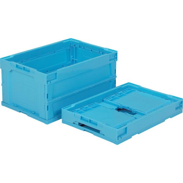 ●オリコン L41B●外寸 530 × 366 × 272 mm  ●内寸 494 × 336 × 261 mm  ●有効内寸 493 × 335 × 252 mm●色相 BL●材質 PP●圧縮荷重 8.74kN（892kgf）●底面形状 ...