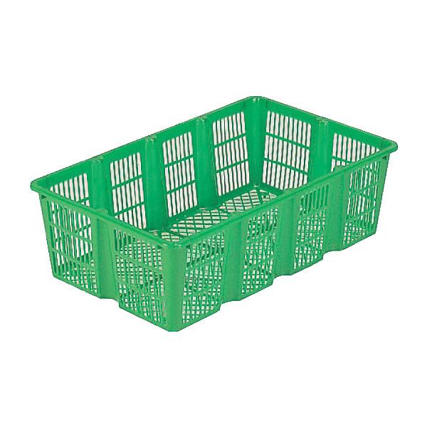本州送料無料 離島都度見積 個人宅配送・代引き不可業務用30個セット●オクラ篭2型 ●外寸  473 × 290 × 140mm●内寸  453 × 270 × 134mm●有効内寸 424 × 241 × 134mm●色相  GR グリー...