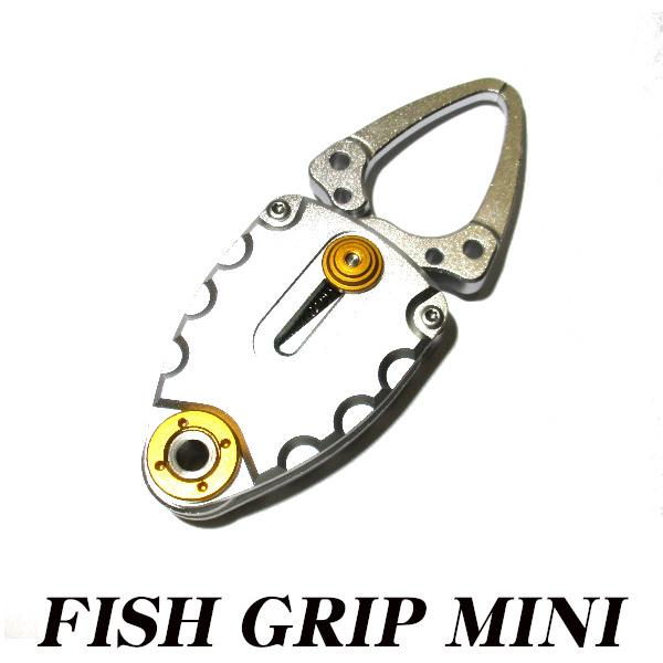 アルミ合金製のフィッシュグリップですノブを手前に引くだけで開口部が開きます開口部：20mm重量:約43g※ご使用後は、塩抜きしてください