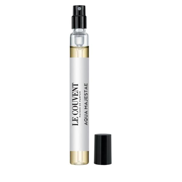 【商品名】　ル クヴォン メゾン ド パルファムボタニカルコロン アクアマジェスタエ 10mL フルーティフローラル 100%ヴィーガン処方 アカシア  【商品説明】　・アカシアのブーケの輝かしく温かな香りと、レモンのピリっとした香りに、フ...