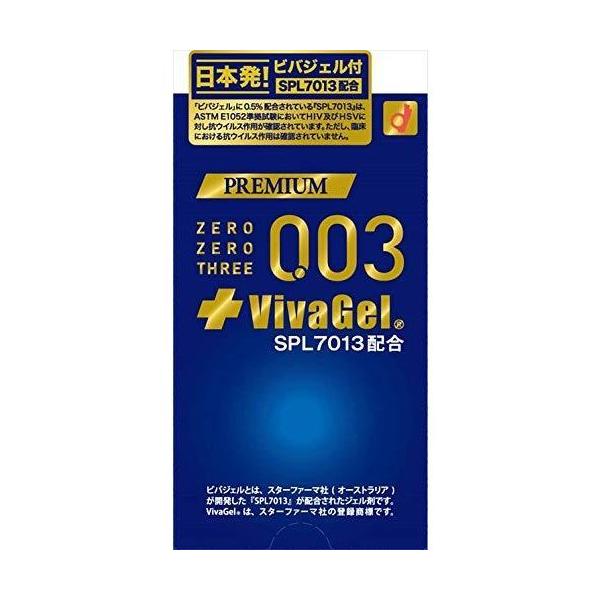 商品紹介プレミアムゼロゼロスリー ビバジェルの潤滑剤には「SPL7013」が0.5%配合されています。SPL7013は、HIV・HSV(ヘルペス)ウイルスに対して抗ウイルス作用が確認されています。(ASTEM E1052準拠試験)ただし、臨...