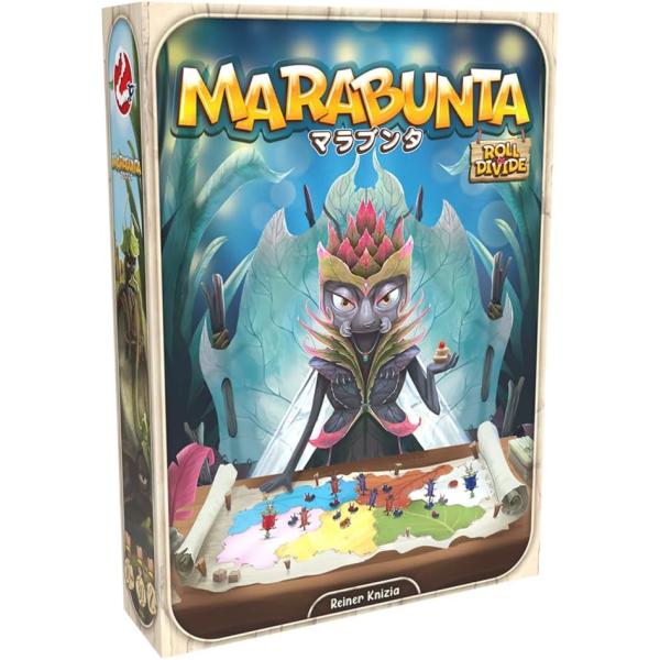 「マラブンタ」で、プレイヤーは新たなコロニーを築こうとする女王アリとなり、各地域での勢力を競い合ってより多くの領土の支配を目指します。ジレンマや駆け引きがアリ得ないほど白熱して楽しめる、ダイスを振って、分けて、書き込み(ロール＆ディバイド＆...