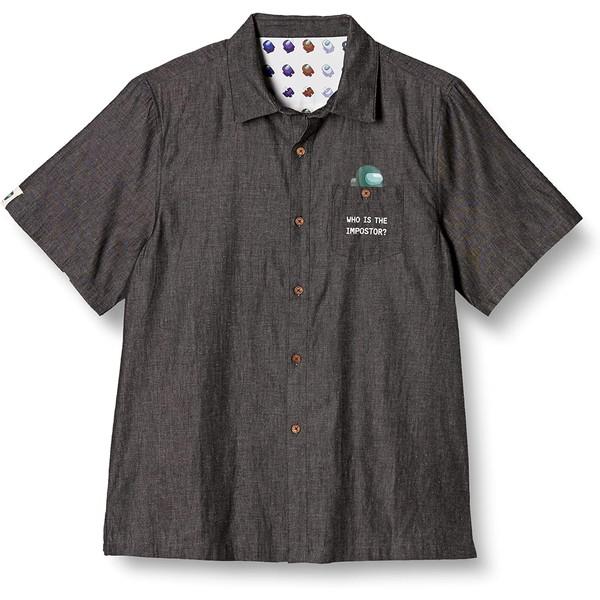 【サイズ】L(着丈71cm 身幅53cm 肩幅45cm 袖丈24.5cm)【素材】ワークシャツ生地：綿100％/襟後ろ生地柄：ポリエステル100％『Among Us』よりワークシャツが登場です。［メーカー］グッドスマイルカンパニー［著作権］...