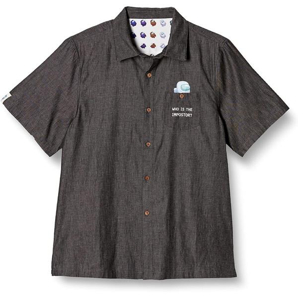 【サイズ】L(着丈71cm 身幅53cm 肩幅45cm 袖丈24.5cm)【素材】ワークシャツ生地：綿100％/襟後ろ生地柄：ポリエステル100％『Among Us』よりワークシャツが登場です。［メーカー］グッドスマイルカンパニー［著作権］...