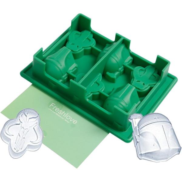 【サイズ】 高さ 110 × 幅 150 × 奥行き 33 mmNo.1バウンティ・ハンター 氷で登場！映画「スター・ウォーズ」より、銀河中にその名をとどろかせた伝説の賞金稼ぎ「ボバ・フェット」がアイストレーになりました。登場シーンは少ない...