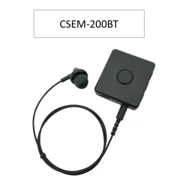 ●CSEM-200BT (CSEM200BT)はエステックジャパン製のワイヤレスPTTイヤホンマイクです。●イヤホン(カナル)CSE-C01(ジャックサイズ3.5φ、長さ50cm)も付属しています。●イヤホンのイヤーピースはS/M/Lが1つ...
