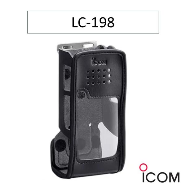 ●LC-198 (LC198)はアイコム(ICOM)製の金属ベルトクリップ付きレザーケースです。●ハイブリッドIPトランシーバーIP700、IP700Sシリーズ(IP700SU、IP700SU BT、IP700SV、IP700SV BT)用...