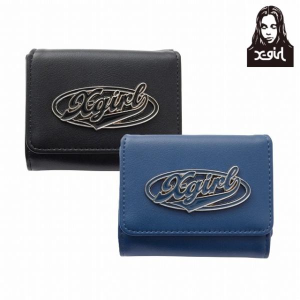X-girlCOLOR OVAL LOGO BUCKLE MINI WALLET大人気のミニウォレットがNEWカラーで登場デザイン性×機能性を兼ね備えた三つ折り財布。ボディカラーのオーバルロゴのバックルが目を引くデザイン。大人っぽい深みのあ...