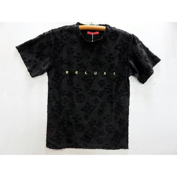 Re:luxi　半袖Ｔシャツ　パイル【サイズ】44(M):着丈：65cm 肩幅：41cm 袖丈：20cm 身幅:45cm46(L):着丈：67cm 肩幅：43cm 袖丈：21cm 身幅：47cm48(XL):着丈：69cm 肩幅：45cm ...
