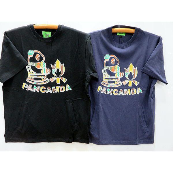 PANDIESTA JAPAN　半袖Tシャツ　PANCAMDA　パンディエスタ【素材】綿100%【サイズ】S:着丈60cm　肩幅41cm　袖丈20cm　身幅46cmM:着丈62cm　肩幅44cm　袖丈21cm　身幅49cmL:着丈65cm　...