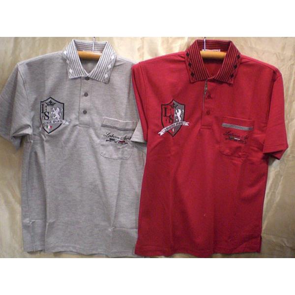 セール！レシュロンスポーツ　半袖ポロシャツ LESHURON SPORTS【サイズ】M:着丈66cm 肩幅48cm 袖丈25cm 身幅53cmL:着丈70cm 肩幅52cm 袖丈26cm 身幅57cmLL:着丈75cm 肩幅54cm 袖丈2...