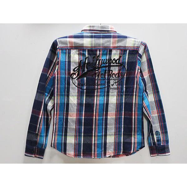 LOWBLOW KNUCKLE　長袖ネルシャツ　HOLLYWOOD刺繍　ローブローナックルネイティブ、アメリカン、インディアンなどのオールドアメカジテイストを現代風にアレンジしたコアなデザインが特徴。洗礼されたシルエットに手の込んだデザイン...