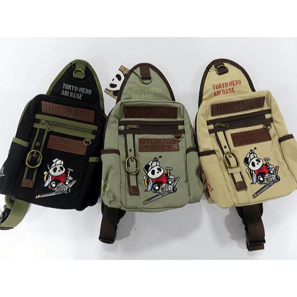 PANDIESTA JAPAN 熊猫謹製 ミリタリーボディバッグ パンディエスタ
