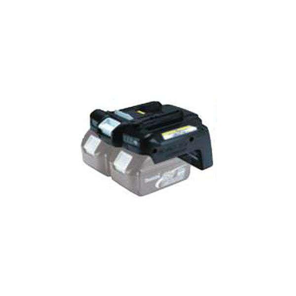 バッテリーは別売です18Vバッテリ2個で36Vバッテリ用の製品が使用できます対応バッテリ：BL1830、BL1840、BL1850※BL1815は使用できません装着した2個のバッテリの片方の容量が無くなると停止しますバッテリ残容量表示付対応...