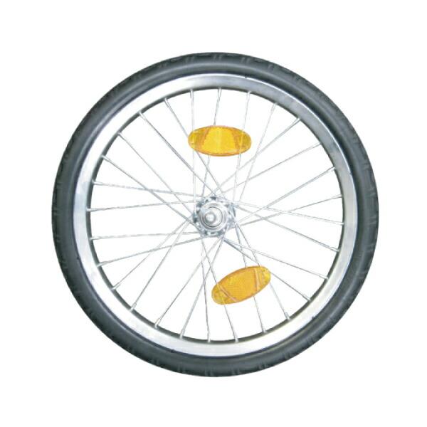 アルミスのノーパンクタイヤAK-45NPは、16インチ（タイヤ径370mm、幅45mm）のリヤカー用タイヤ。スチールホイール採用で耐久性が高く、パンクの心配がないメンテナンスフリー設計。農作業や運搬作業に最適な交換用タイヤです。主な特徴・1...